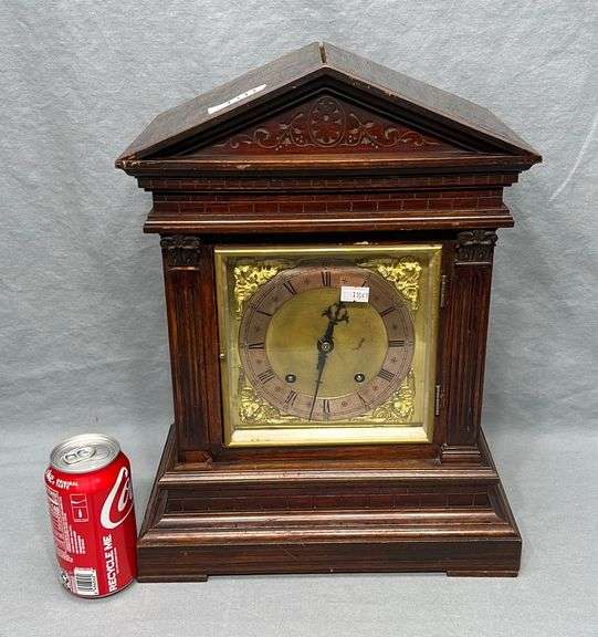 Antique Winterhalder & Hofmeier mantle clock - Dixon's Auction at Crumpton