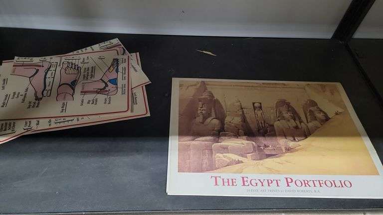 Lot The Egypt Portfolio + Foot Charts - Dixon's Auction at Crumpton
