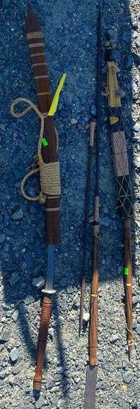 native style swords and arrows lot - Dixon's Auction at Crumpton