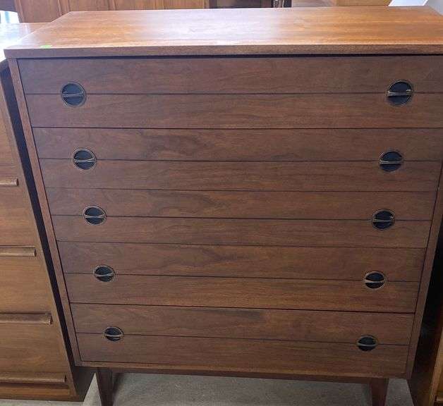 MCM walnut dresser - Dixon's Auction at Crumpton