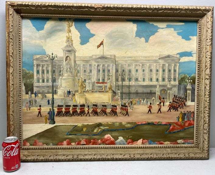 Gary Glass Buckingham Palace painting - Dixon's Auction at Crumpton