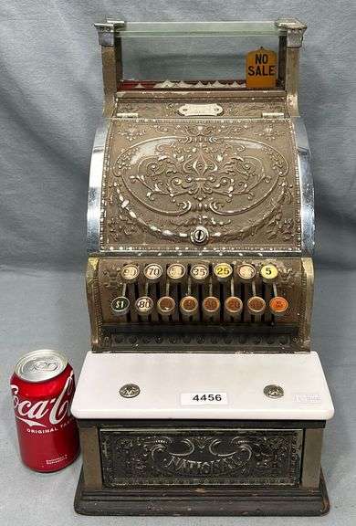 Antique National cash register - Dixon's Auction at Crumpton