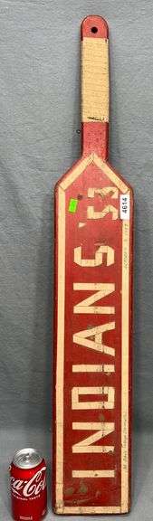 Vintage college fraternity wooden paddle - Dixon's Auction at Crumpton