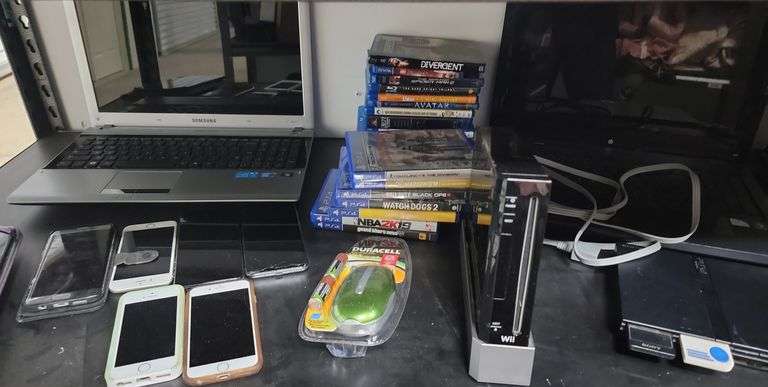 Lot of Electronics, PS2, Laptop etc - Dixon's Auction at Crumpton