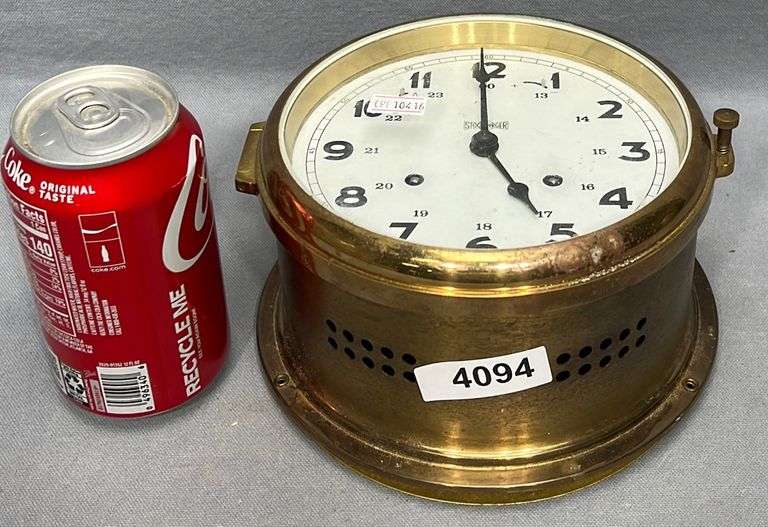 Stockburger ships clock - Dixon's Auction at Crumpton