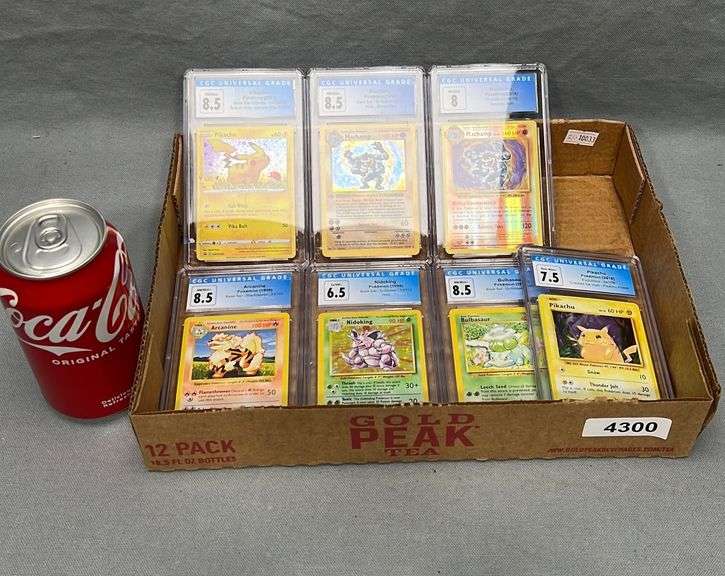 7 graded Pokemon cards - Dixon's Auction at Crumpton