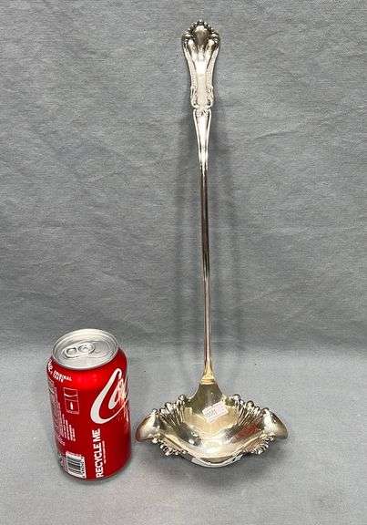 Silverplate punch ladle - Dixon's Auction at Crumpton