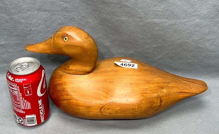 JC Crouch duck decoy - Dixon's Auction at Crumpton