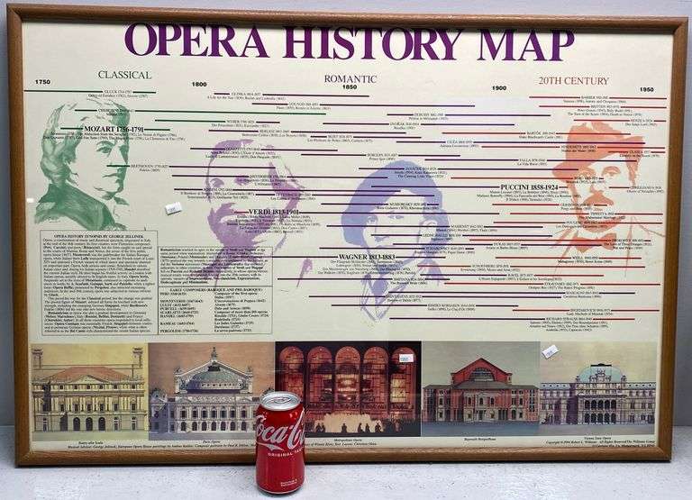 Opera History Map poster - Dixon's Auction at Crumpton