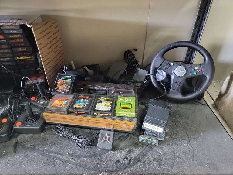 Lot Vintage Atari Games, System etc - Dixon's Auction at Crumpton