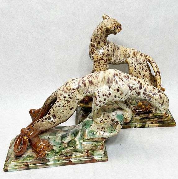 Pair of Royal Haeger Panther Figures - Dixon's Auction at Crumpton