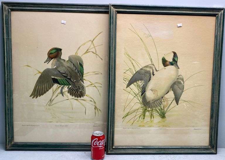 (2) Duck prints - Dixon's Auction at Crumpton
