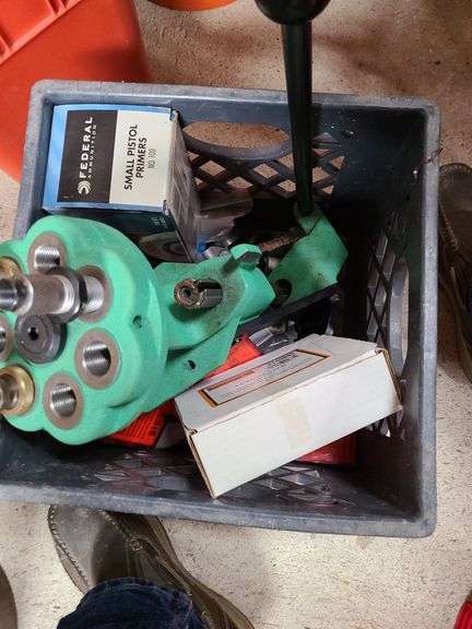 Redding 7 stage reloading press with accessories - Dixon's Auction at ...