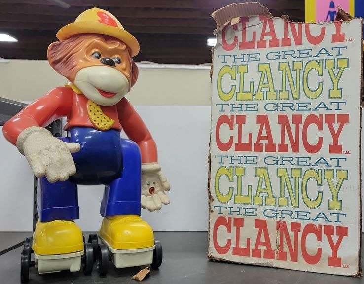 Vintage Clancy the Great Toy in Original Box - Dixon's Auction at Crumpton