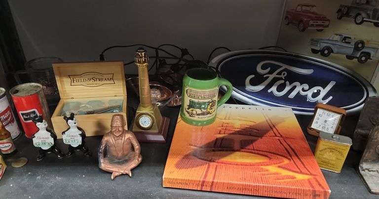 Lot Led Zeppelin, Vintage Beer Advertising etc - Dixon's Auction at ...