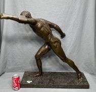 Grand Tour style bronze discus thrower sculpture - Dixon's Auction at ...