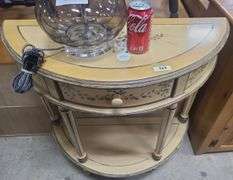 Modern floral console - Dixon's Auction at Crumpton