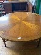 Lane MCM round coffee table - Dixon's Auction at Crumpton