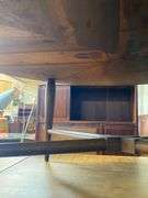 Lane MCM round coffee table - Dixon's Auction at Crumpton