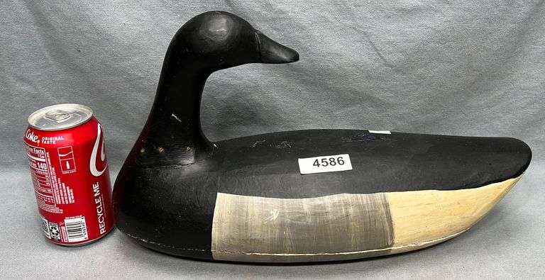 Rob Daley brant working decoy - Dixon's Auction at Crumpton