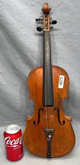 German Stradivarius copy violin - Dixon's Auction at Crumpton