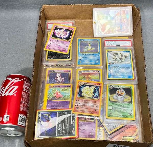 Lot of Pokemon cards included graded examples - Dixon's Auction at Crumpton