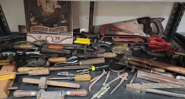 Lot of Vintage Hand Tools - Dixon's Auction at Crumpton