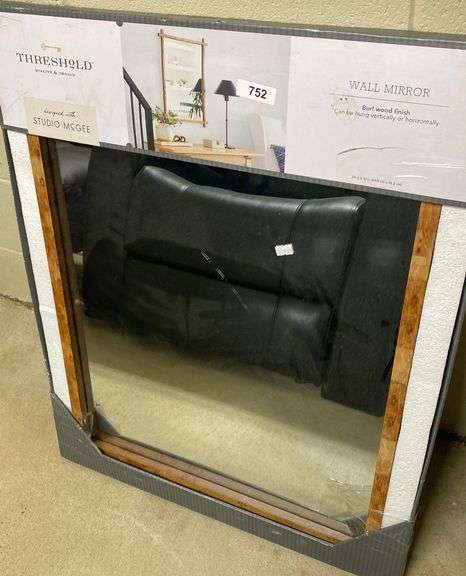 Threshold mirror in packaging - Dixon's Auction at Crumpton