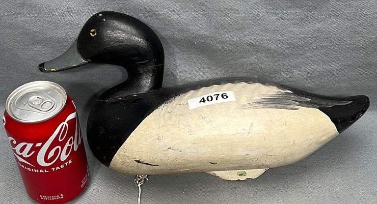 Madison Mitchell drake bluebill decoy - Dixon's Auction at Crumpton
