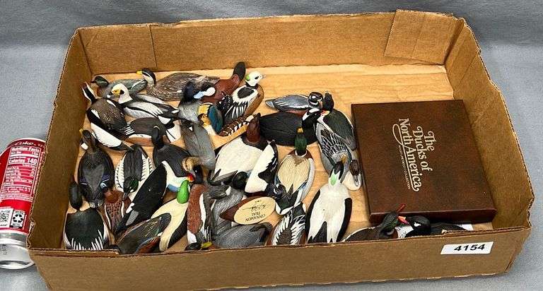 Franklin Mint Ducks of North America miniature decoy collection - Dixon ...