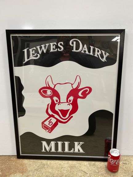 Lewes [Delaware] Dairy milk poster - Dixon's Auction at Crumpton