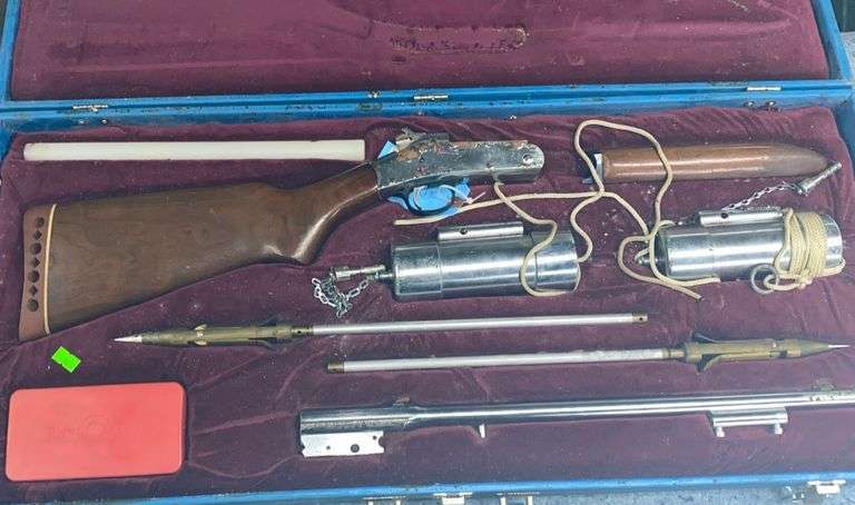 (REGULATED) TOPPER M158 CONVERTED "AHAB" HARPOON GUN - Dixon's Auction ...