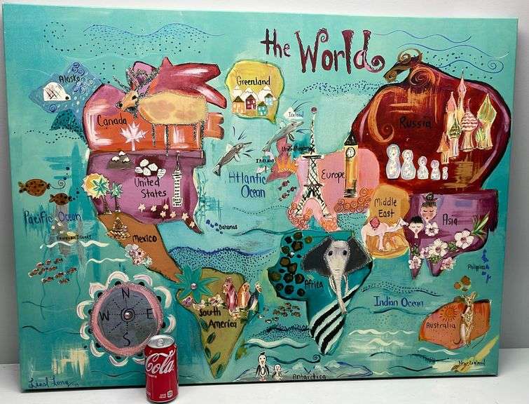 Liesl Long print - Dixon's Auction at Crumpton