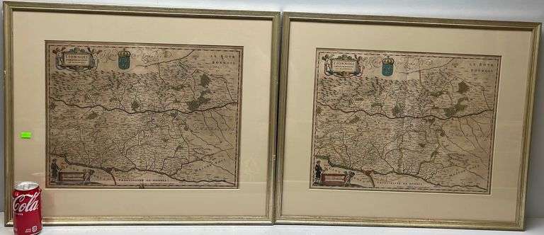 (2) Antique maps - Dixon's Auction at Crumpton