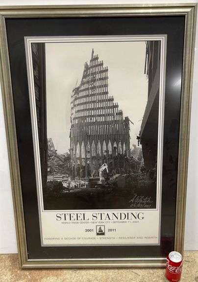 Anthony Whitaker signed World Trade Center photograph poster - Dixon's ...