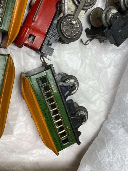 Girard Model Joy Line Mechanical Train set w/ box - Dixon's Auction at ...