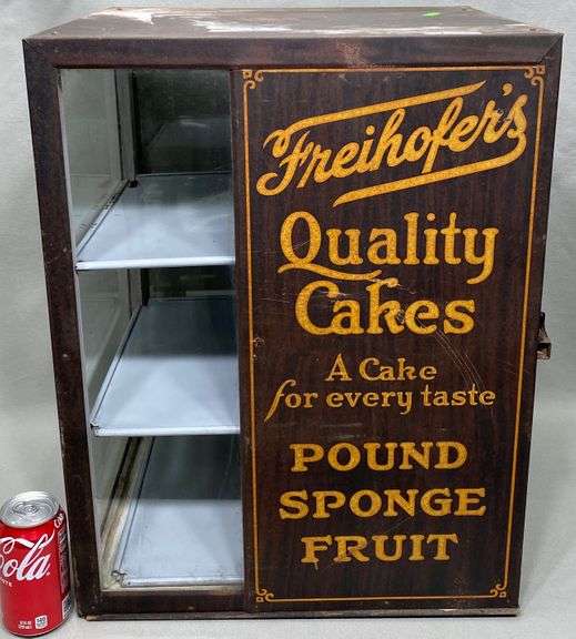 Freihofer's Quality Cakes countertop advertising display case - Dixon's ...