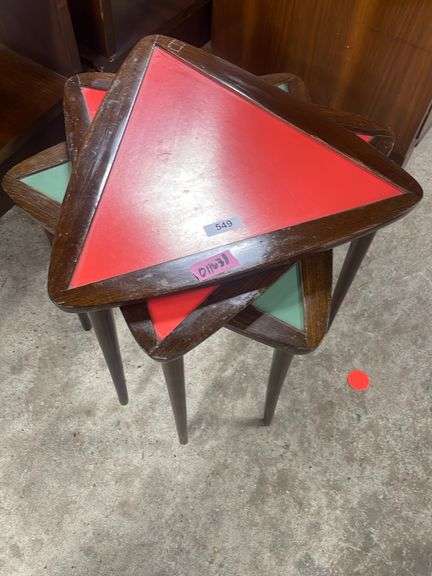 MCM nesting tables - Dixon's Auction at Crumpton