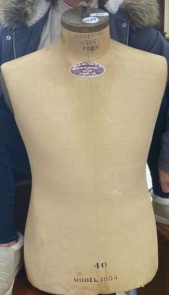 Antique Superior Model Form dress form - Dixon's Auction at Crumpton