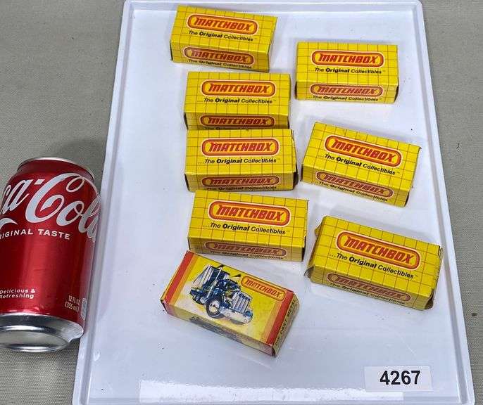 8 Vintage Matchbox cars in boxes - Dixon's Auction at Crumpton