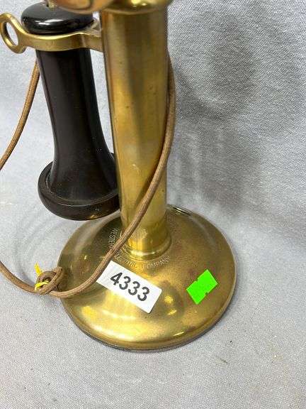 Antique Western Electric candlestick telephone - Dixon's Auction at ...