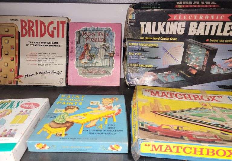 Lot Vintage Board Games, Matchbox Traffic Game, Battleship Etc - Dixon ...