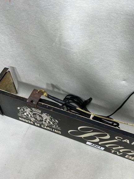Vintage Carling Black Label TV Beer advertising sign - Dixon's Auction ...