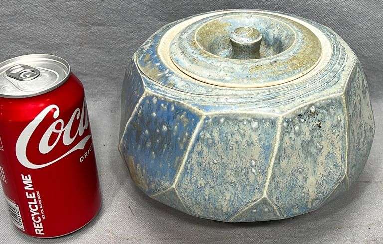 Phil Mayhew art pottery jar - Dixon's Auction at Crumpton