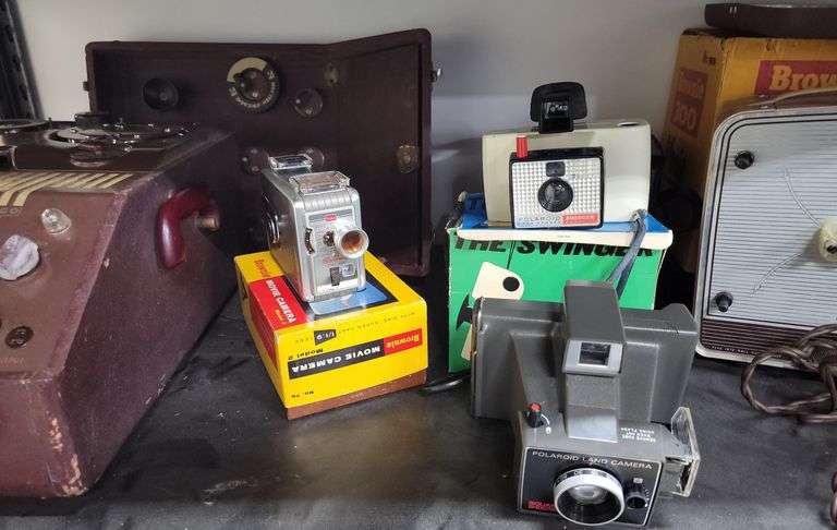 Lot 1940's Webster-Chicago Line Recorder Vintage Cameras Brownie Movie ...