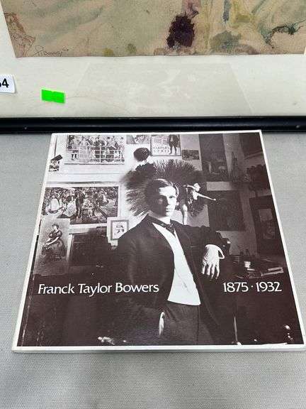 Frank Taylor Bowers watercolor painting - Dixon's Auction at Crumpton