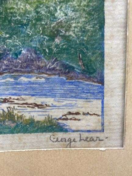 George Lear Site of Chief Tammany's Tomb woodblock print - Dixon's ...