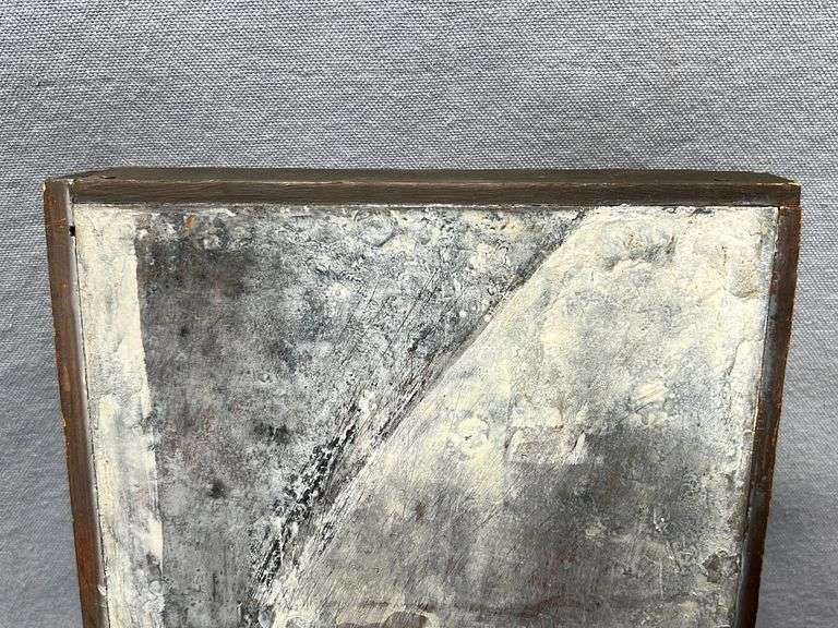 Steve Durkee abstract oil painting - Dixon's Auction at Crumpton