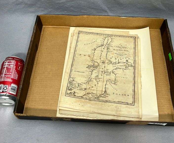 6 Antique geographical maps - Dixon's Auction at Crumpton