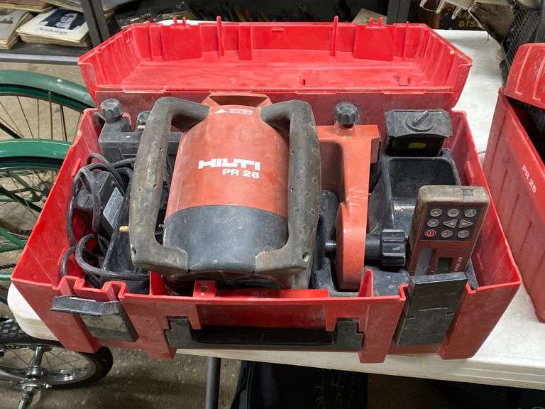 Hilti PR 26 laser level. - Dixon's Auction at Crumpton